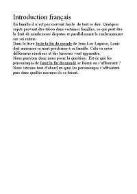 Introduction typique de francais | Exercices Français | Docsity