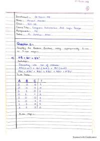 Computer Architecture And logic Design | Assignments Computer Architecture and Organization ...