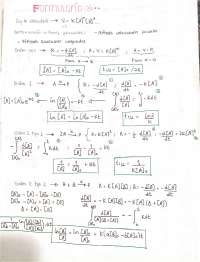 Es un formulario de los ordenes de velocidad y inhibición enzimática | Resúmenes de ...