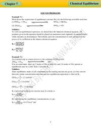 Chemical Equilibrium Solved Problems / Numercials | Exercises Chemistry ...
