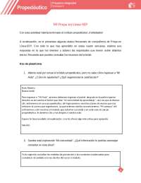 Proyecto integrador semana 4 | Exámenes selectividad de Lengua y Literatura | Docsity