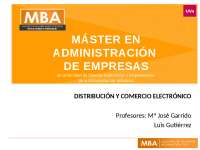 Distribucion y comercio electronico | Diapositivas de Fundamentos del comercio electrónico | Docsity