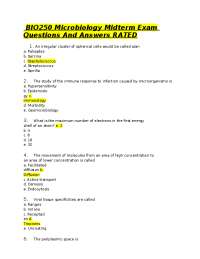 BIO250 Microbiology Midterm Exam Questions And Answers RATED | Exams ...