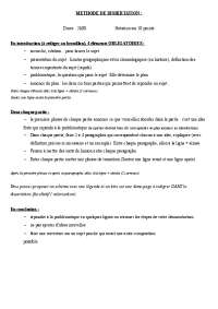 Methodologie disserte | Dissertation Histoire | Docsity