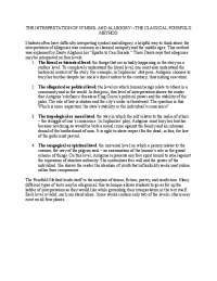 About the four fold mehod | Schemes and Mind Maps Philosophy | Docsity