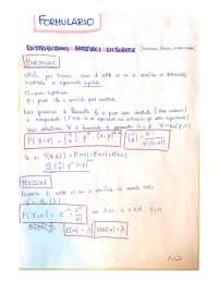 Schema con formule: distrib. notevoli discrete e continue, trasformaz ...