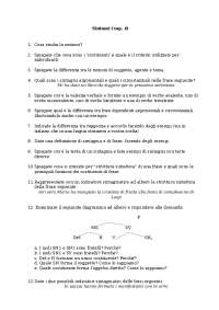 Esercitazione sulla sintassi: dettagliata | Esercizi di Linguistica Generale | Docsity