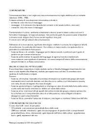 La comunicazione e la comunicazione dei mass media. | Appunti di ...
