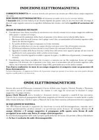 Elettromagnetismo - Fisica | Appunti di Fisica | Docsity