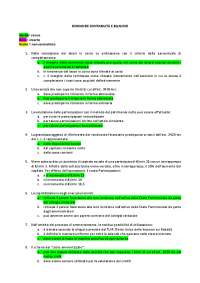 Domande d’esame con risposte - contabilità e bilancio (prof. Musaio ...