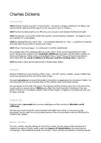 Charles Dickens - life and works | Appunti di Inglese | Docsity