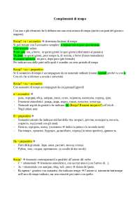 Complementi di tempo | Schemi e mappe concettuali di Lingua Russa | Docsity