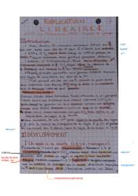 Résumé d'Éxplication Linéaire - ddfc - Olympe de Gouges | Dissertation ...