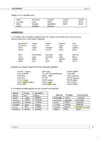 EJERCICIOS CATALÁN ORTOGRAFIA | Ejercicios de Catalán | Docsity