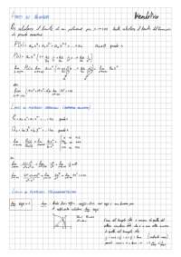 Limiti notevoli e successioni | Schemi e mappe concettuali di Analisi ...