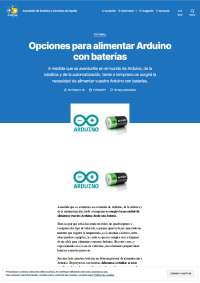 Opciones para alimentar arduino con baterias | Apuntes de Mecatrónica ...