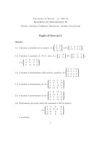 Esercizi e soluzioni | Esercizi di Matematica Generale | Docsity