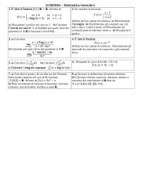 Prove d’esame matematica generale | Prove d'esame di Matematica Generale | Docsity