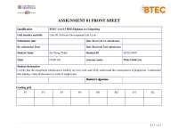Software Development Life Cycle - Assignment 1 - Pass | Assignments Software Development | Docsity
