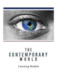 Contemporary world ge | Lecture notes Contemporary History | Docsity