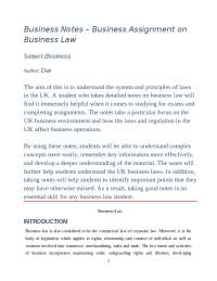 Business Assignment on Business Law | Assignments Business Strategy ...