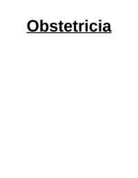 Resumen de Obstetricia | Resúmenes de Obstetricia | Docsity
