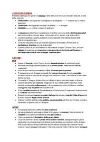 Catone: vita, opere e stile | Schemi e mappe concettuali di Latino ...