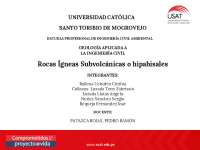 Rocas Igneas, subvolcanicas o hipabisal | Esquemas y mapas conceptuales ...