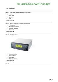 Nursing quiz ! nursing mcq | Quizzes Nursing | Docsity