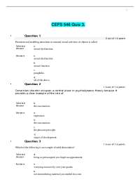 Cefs_546_quiz_3_docx_1_1. | Exams Nursing | Docsity