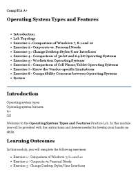 Operating System Types and Features | CybersecurityHoy | Exams Operating Systems | Docsity