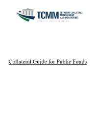 Collateral Guide for Public Funds | Lecture notes Financial Management ...