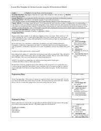 Lesson Plan Template for Science Lessons using the 5E ... | Exercises ...