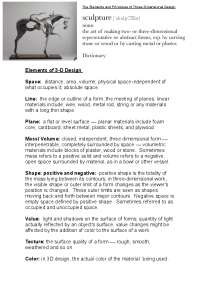 Elements and Principles of Sculpture | Study notes Sculpture | Docsity