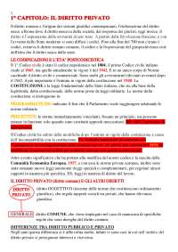 Appunti di Diritto Privato: riassunti, dispense Gratis Online | Docsity